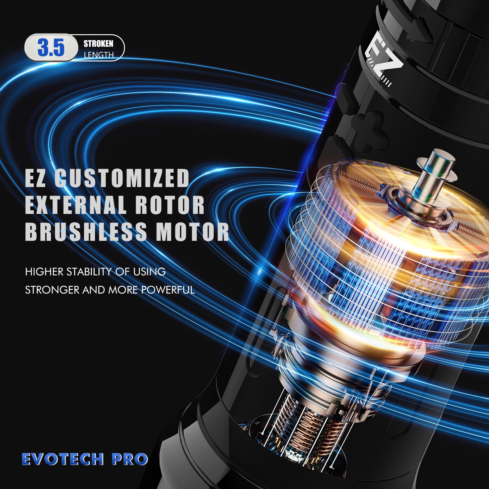 EvoTech Pro Wireless Battery Tattoo Pen Machine – EZTAT2