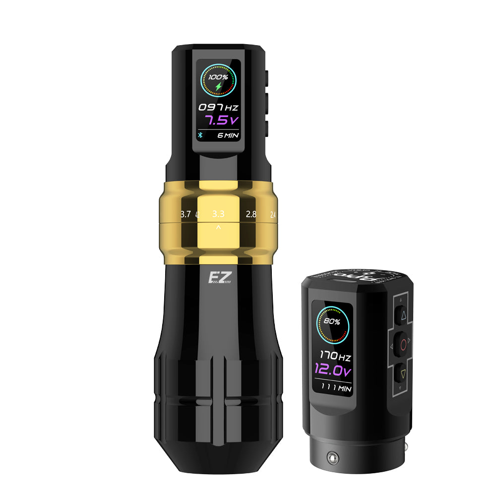 EZ P3 Pro Wireless Tattoo Machine Battery Pen Adjustable Stroke Length – EZTAT2