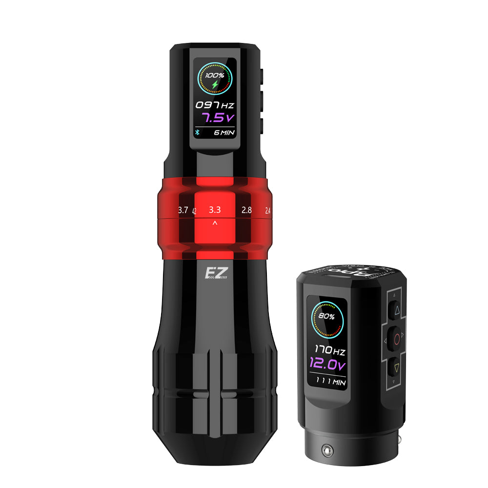 EZ P3 Pro Wireless Tattoo Machine Battery Pen Adjustable Stroke Length ...