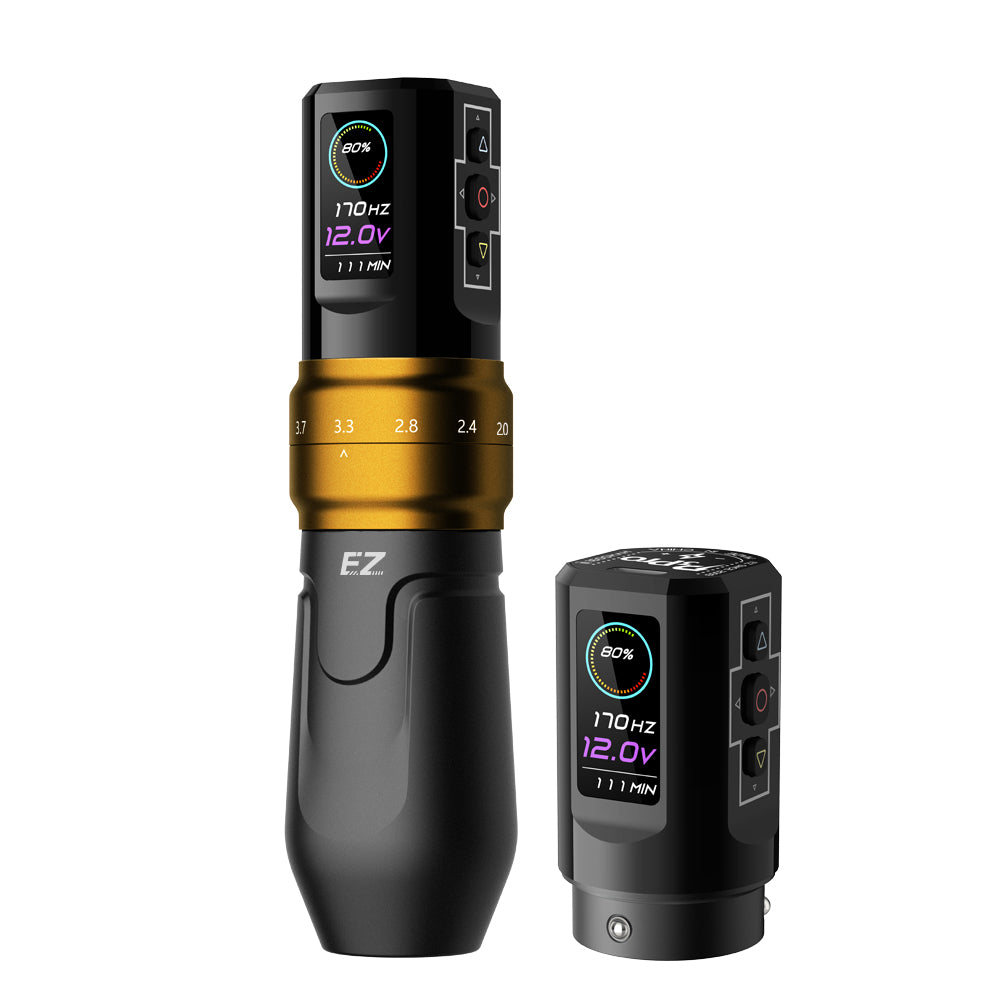 EZ P3 Pro Wireless Tattoo Machine Battery Pen Adjustable Stroke Length ...